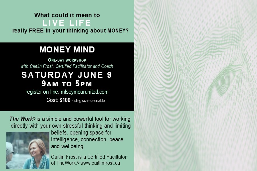 Money Mind workshop FRONT – Mount Seymour United Church